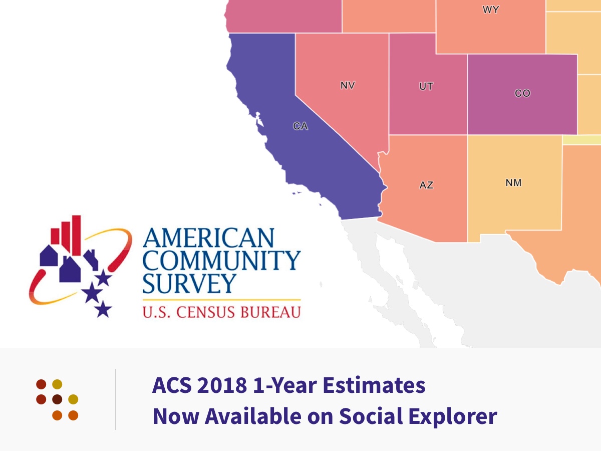 All New ACS 2018 1-Year Estimates Now Available