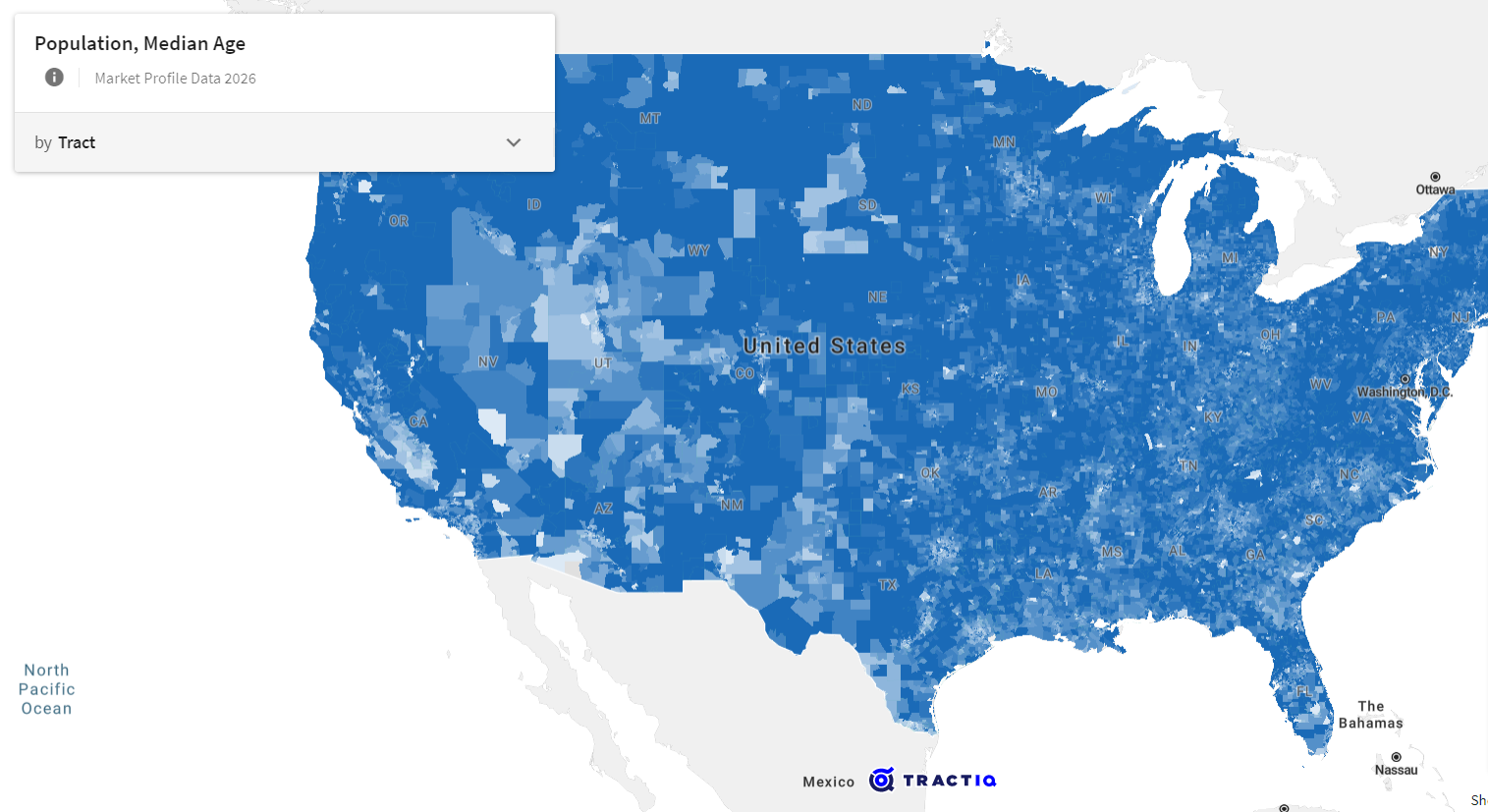 TractIQ Analysis Reveals Surprising Findings on America’s Aging ...