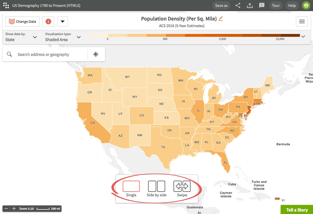 Use Side by side and Swipe maps | Visualizing data | Using Maps ...
