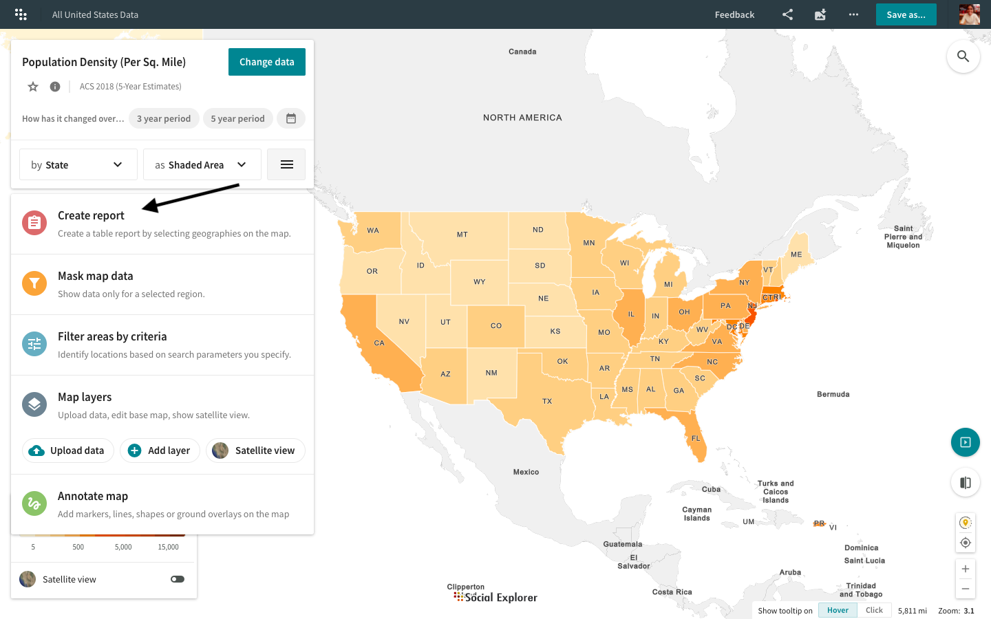 Create A Report From A Map Creating Reports Using Maps Social 